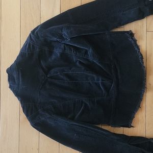Rewind | Jackets & Coats | Rare Rewind Fine Corduroy Raw Hem Motobiker ...